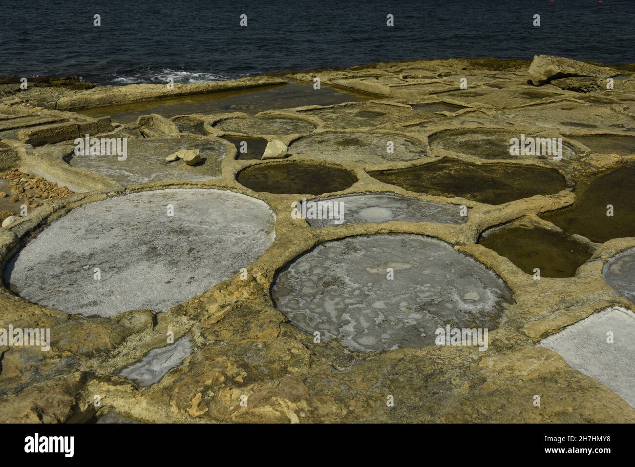 Salt production in malta hi-res stock photography and images - Alamy