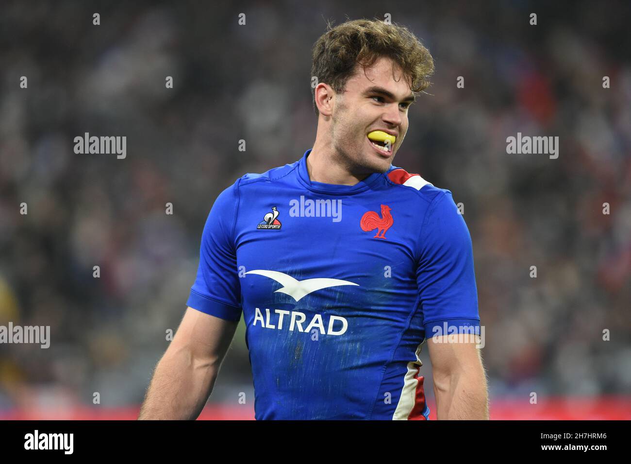 France National Rugby player in action during a fixture between New ...