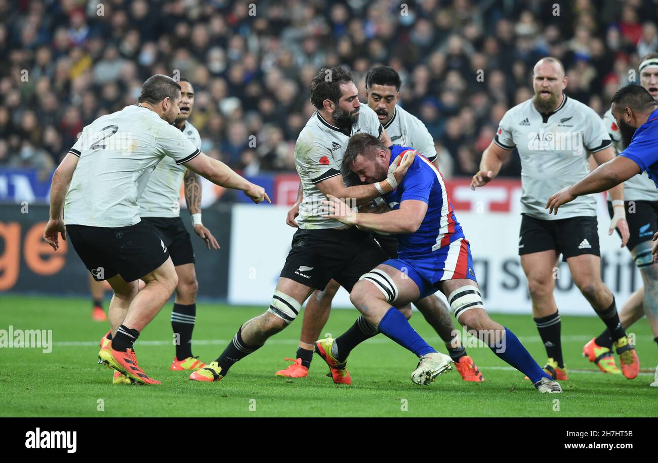 France National Rugby lock Paul Willemse (#5) in action during a ...