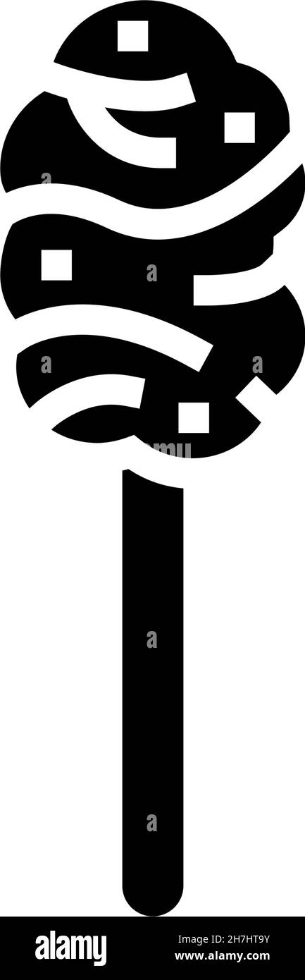 maple taffy glyph icon vector illustration Stock Vector Image & Art - Alamy