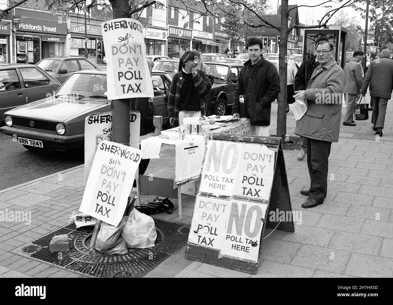 Anti poll tax hi-res stock photography and images - Alamy