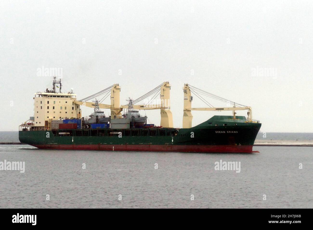 ODESA, UKRAINE - NOVEMBER 23, 2021 - The Ocean Grand cargo ship ...