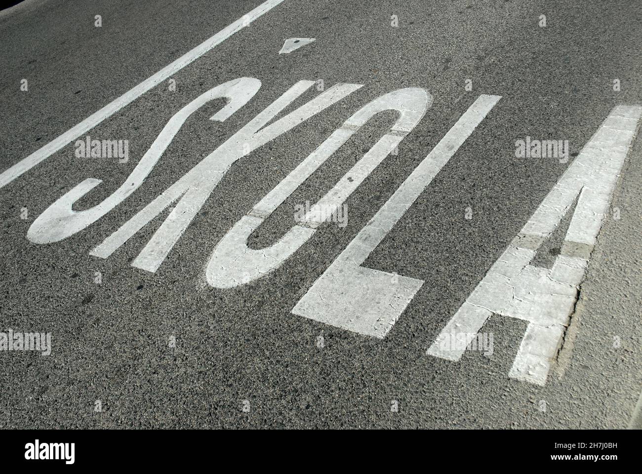 Croatian road sign hi-res stock photography and images - Alamy