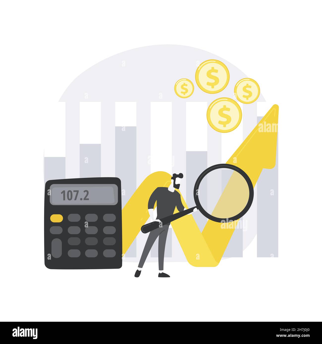 Stock market abstract concept vector illustration Stock Vector Image ...
