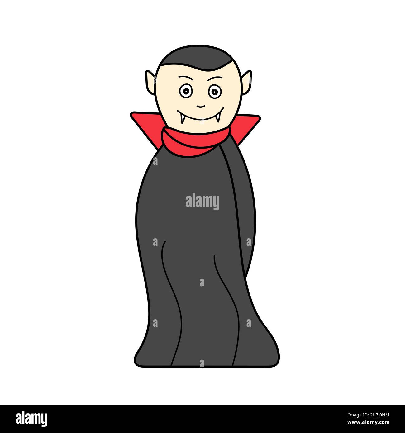 Vampire coloring page vector Cut Out Stock Images & Pictures - Alamy