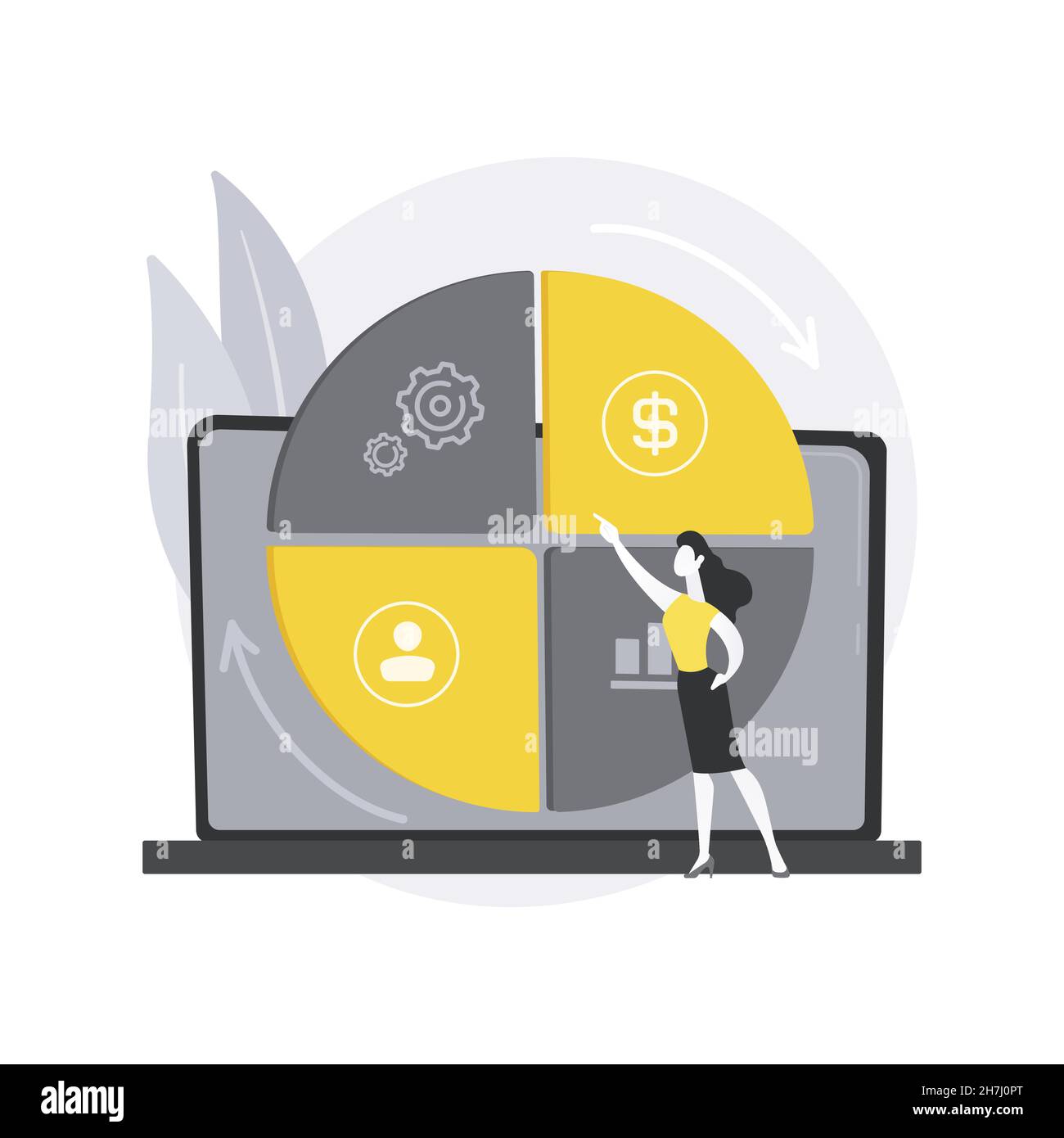 Balanced scorecard abstract concept vector illustration Stock Vector ...