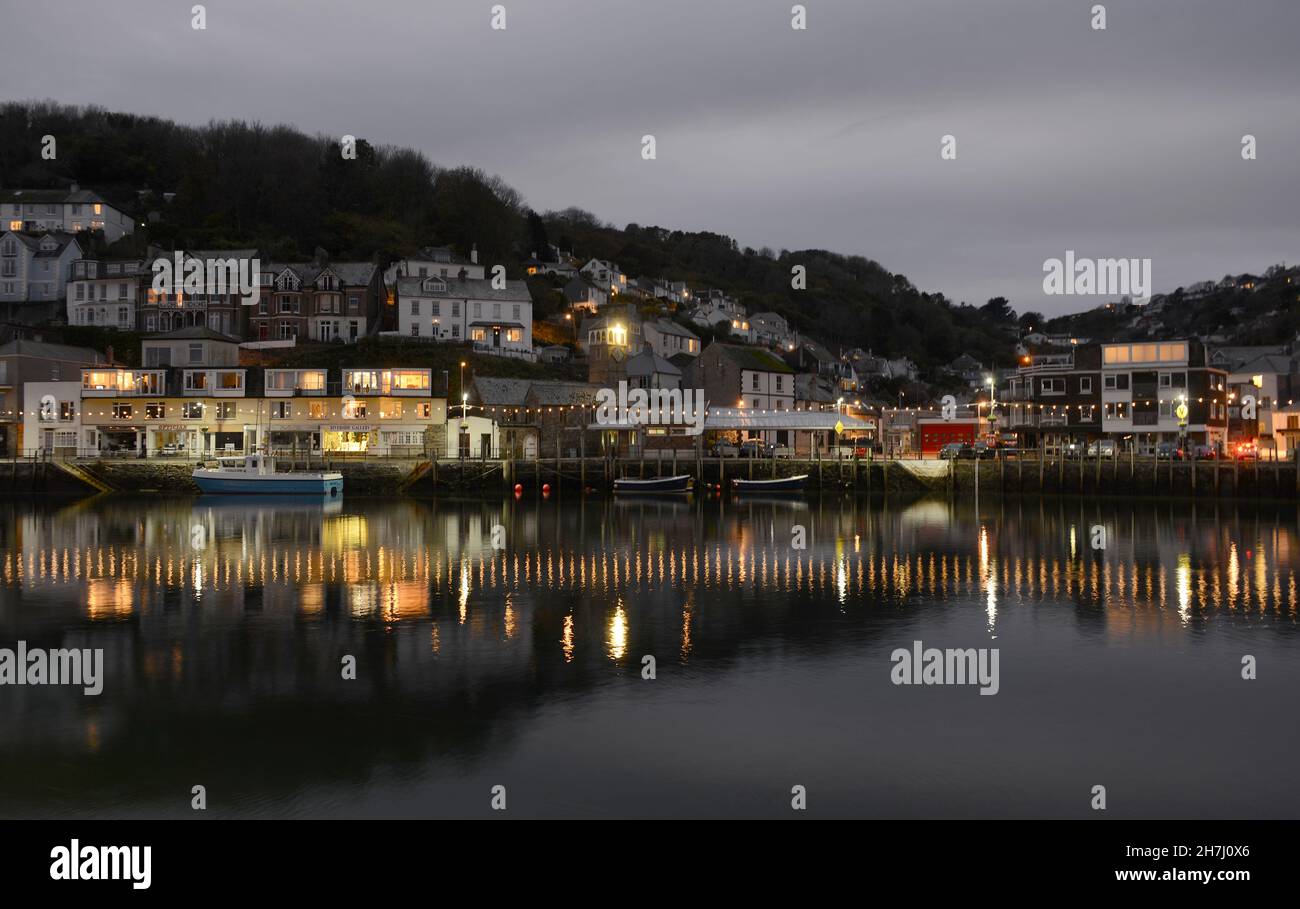 Looe town in cornwall Stock Photo - Alamy