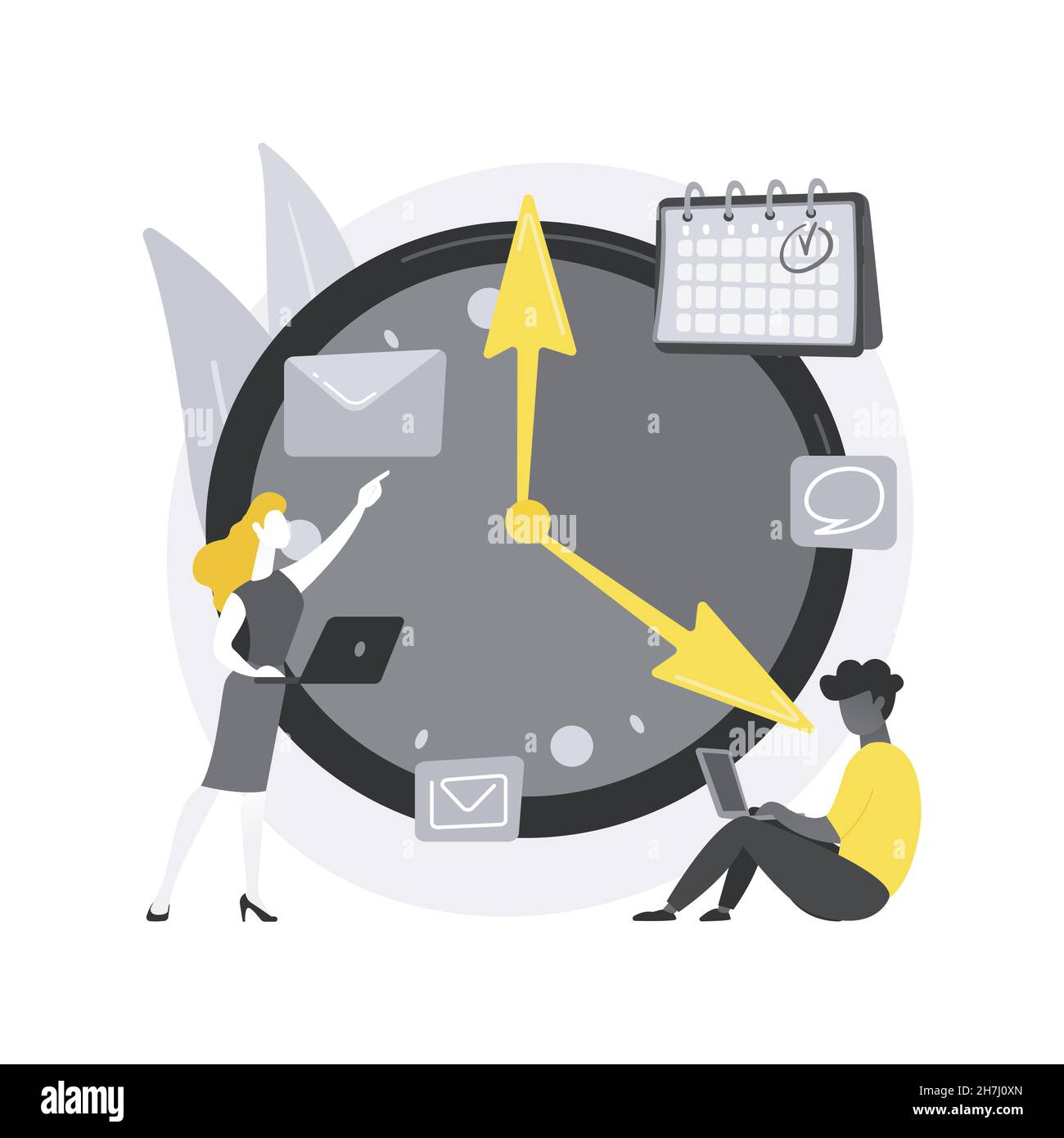 Time management tool Stock Vector Images - Alamy