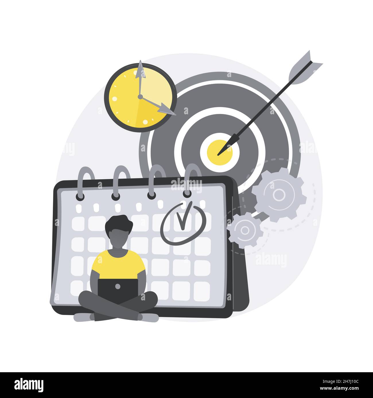 Discipline abstract concept vector illustration Stock Vector Image ...