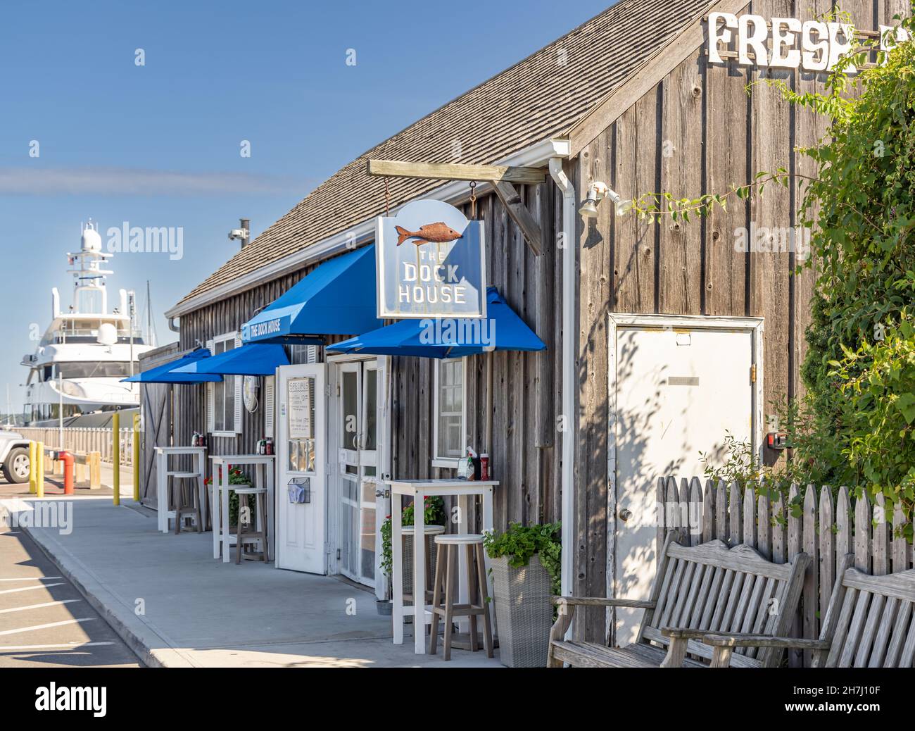 The Dock House Restaurant Stock Photo - Alamy