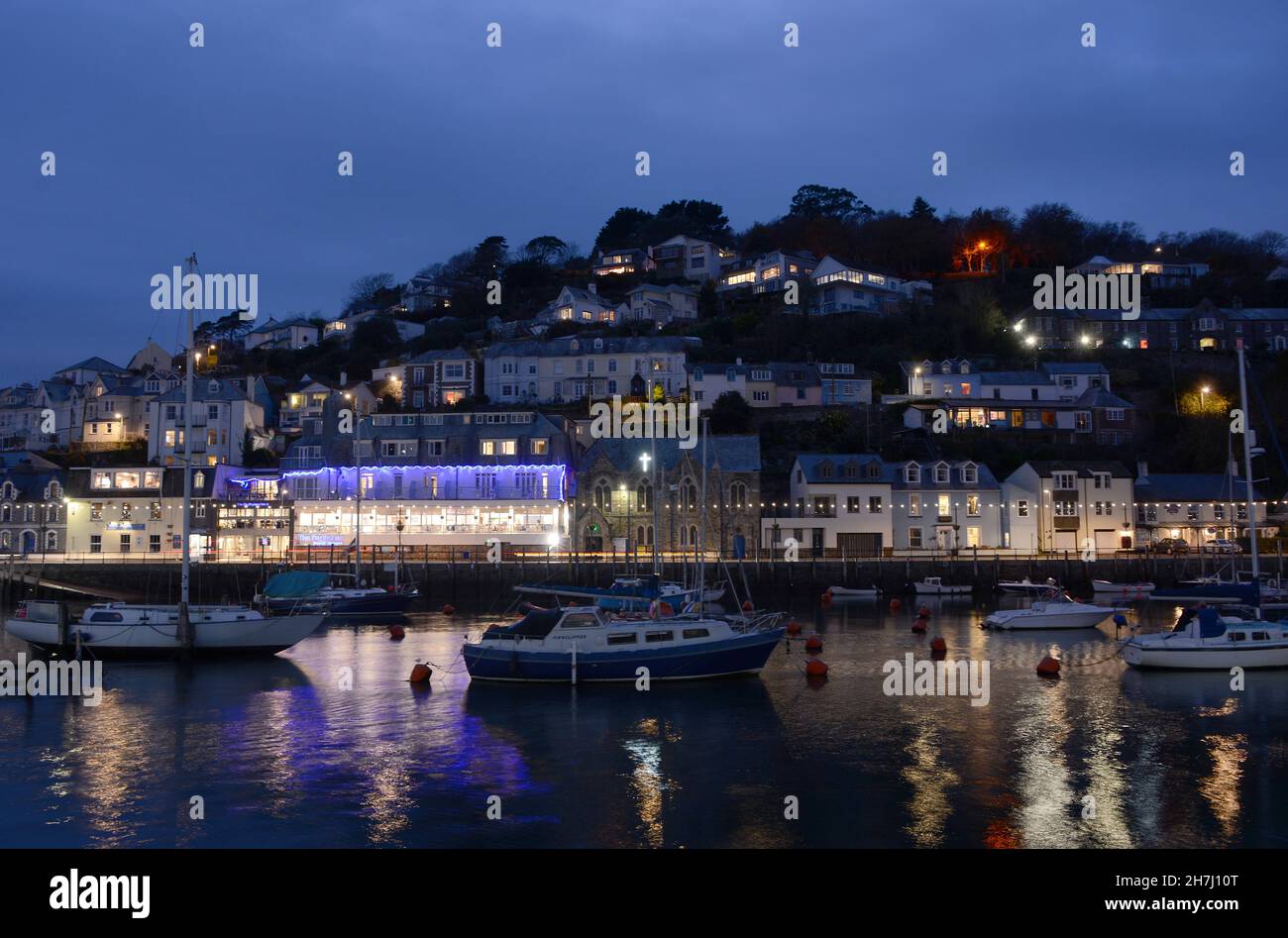 Looe town in cornwall Stock Photo - Alamy