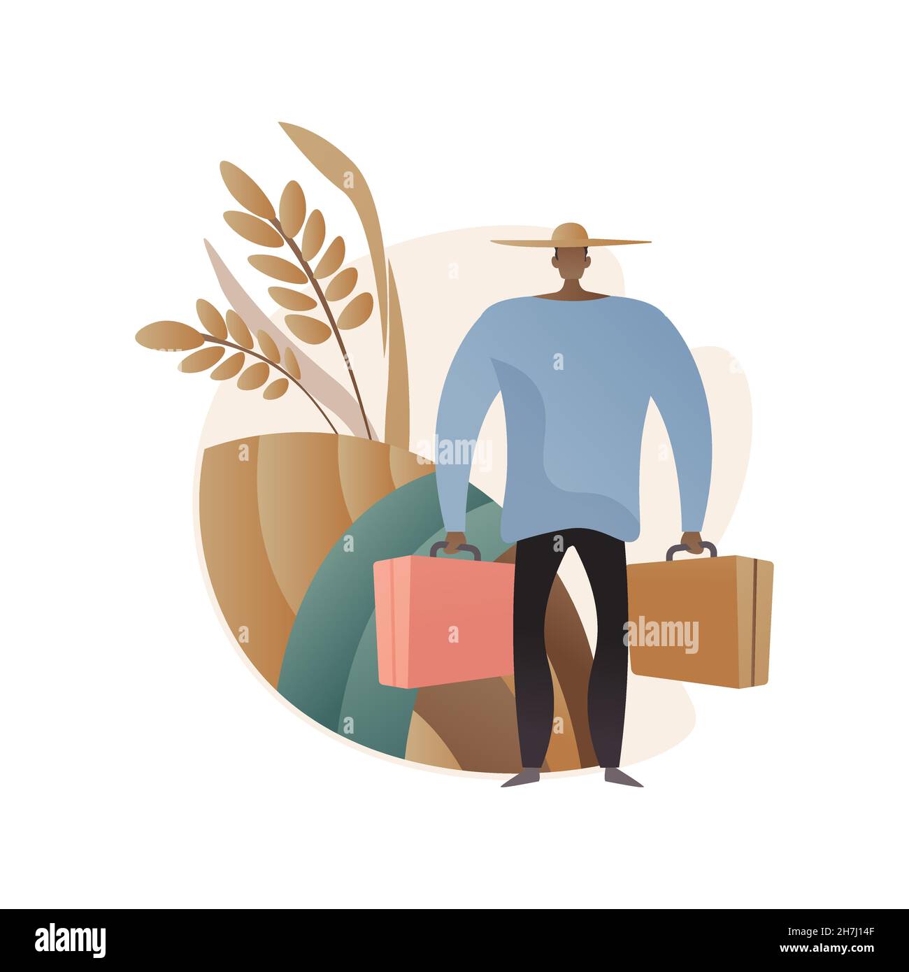 Rural migration abstract concept vector illustration Stock Vector Image ... Rural migration abstract concept vector illustration Stock Vector Image ...