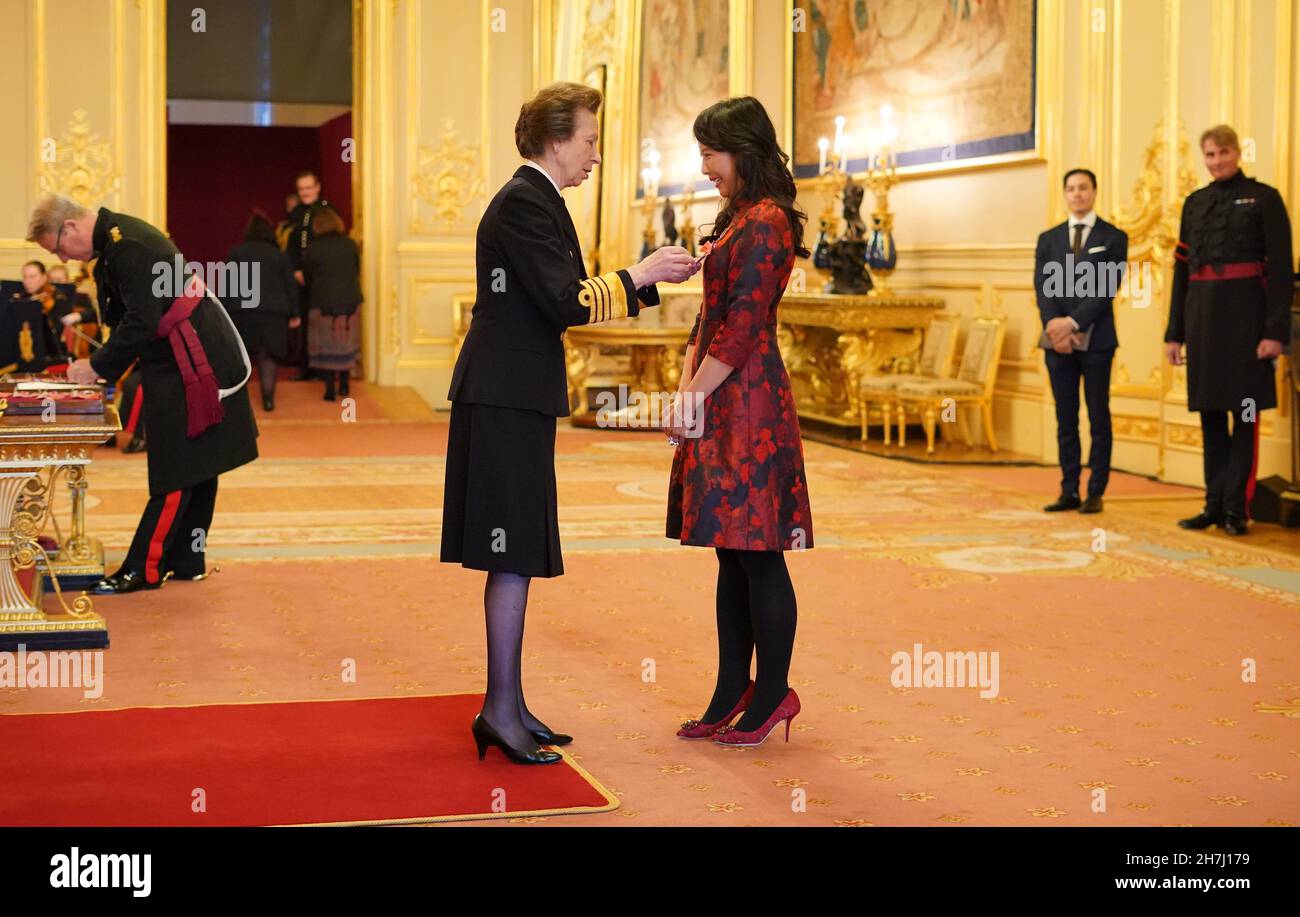 Ching-He Huang from Epsom is made an MBE (Member of the Order of the ...