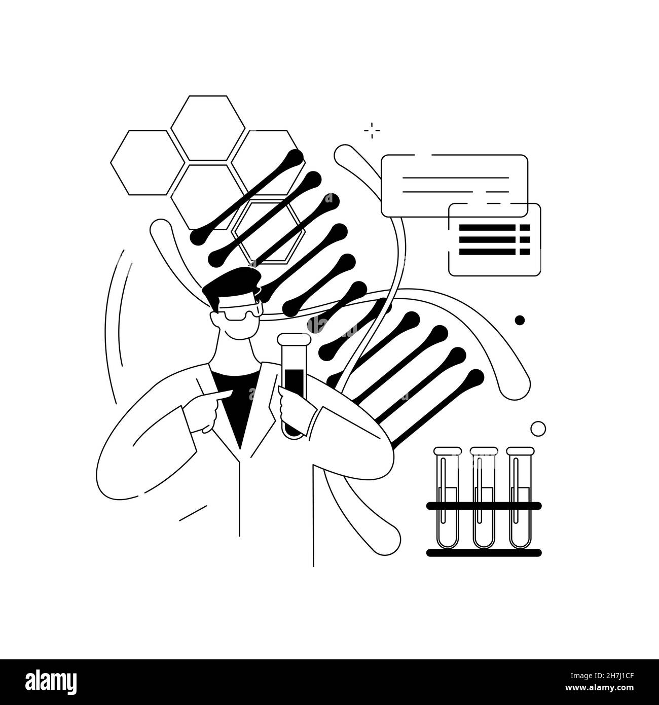 Genetic testing abstract concept vector illustration Stock Vector Image ... Genetic testing abstract concept vector illustration Stock Vector Image ...