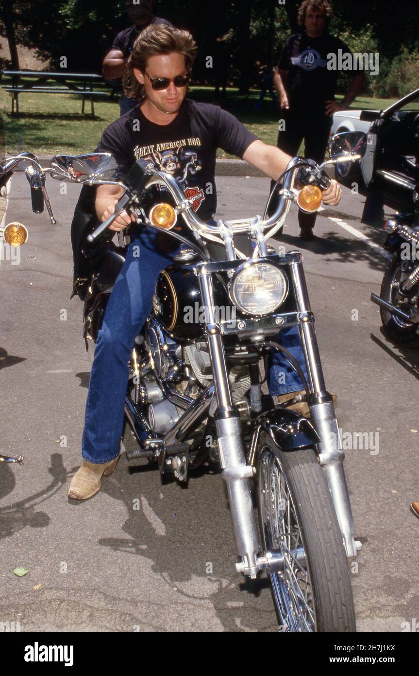 Kurt Russell at a Harley-Davidson event in the 1990's Credit: Ralph ...