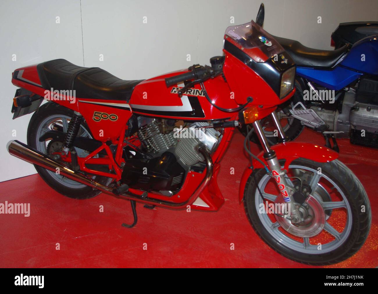 Italian Classic Bike: Moto Morini 500 6V 1982 Stock Photo - Alamy