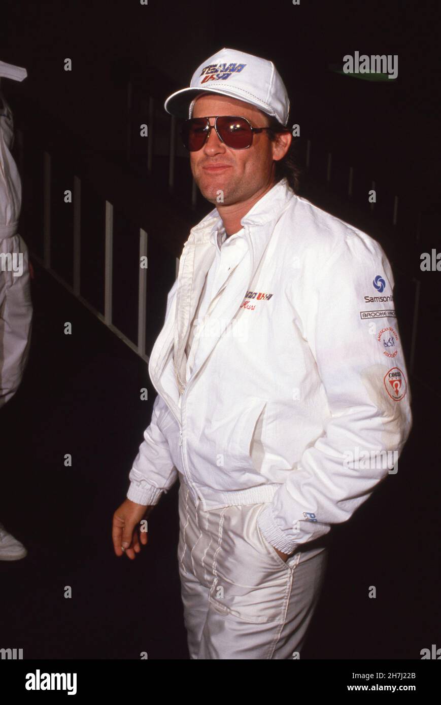 Kurt Russell at the 1990 Long Beach OPT Race in Long Beach, California ...