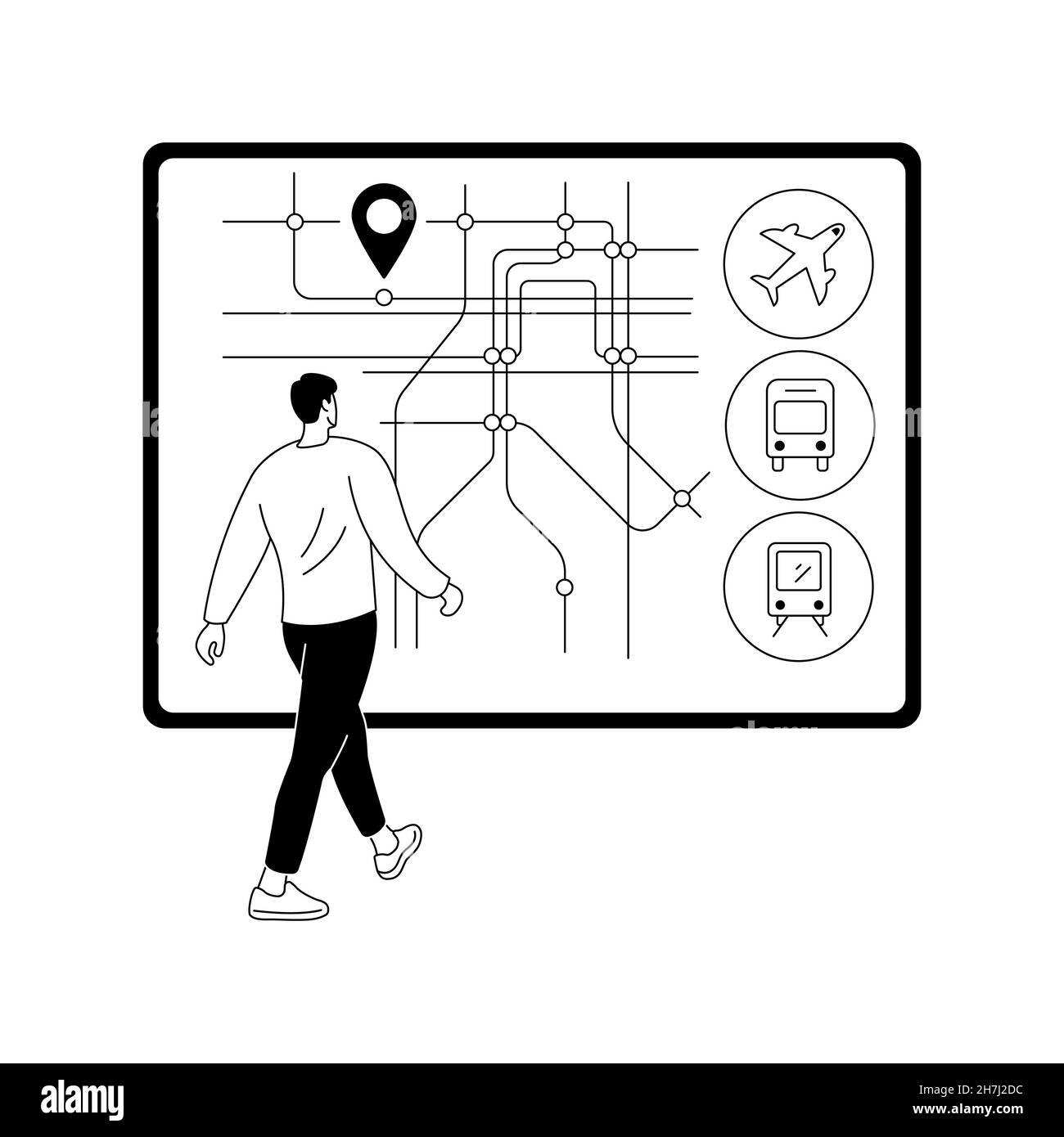 Transport network Black and White Stock Photos & Images - Alamy
