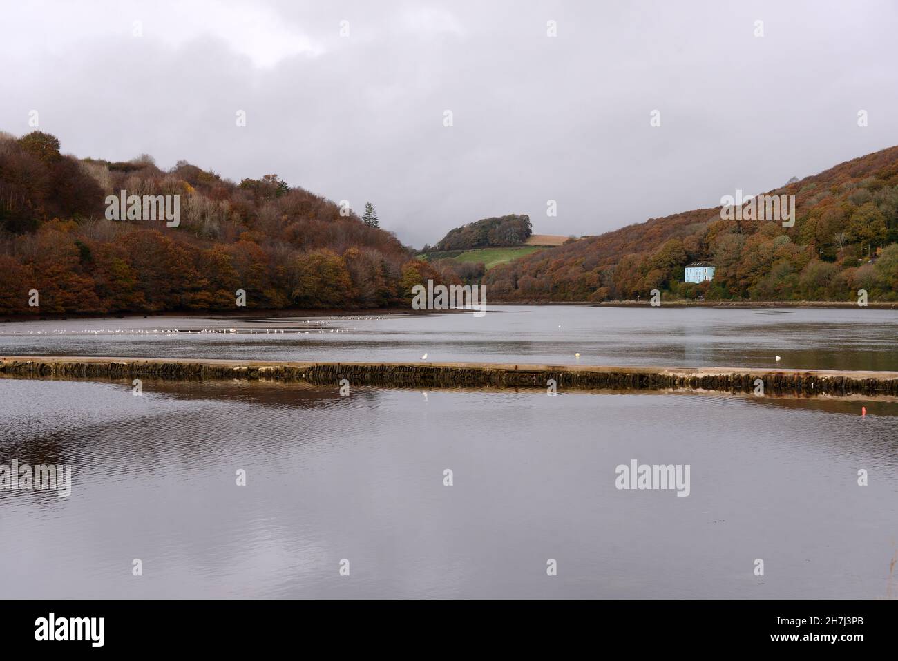 Millpool car park in Looe Cornwall Stock Photo - Alamy