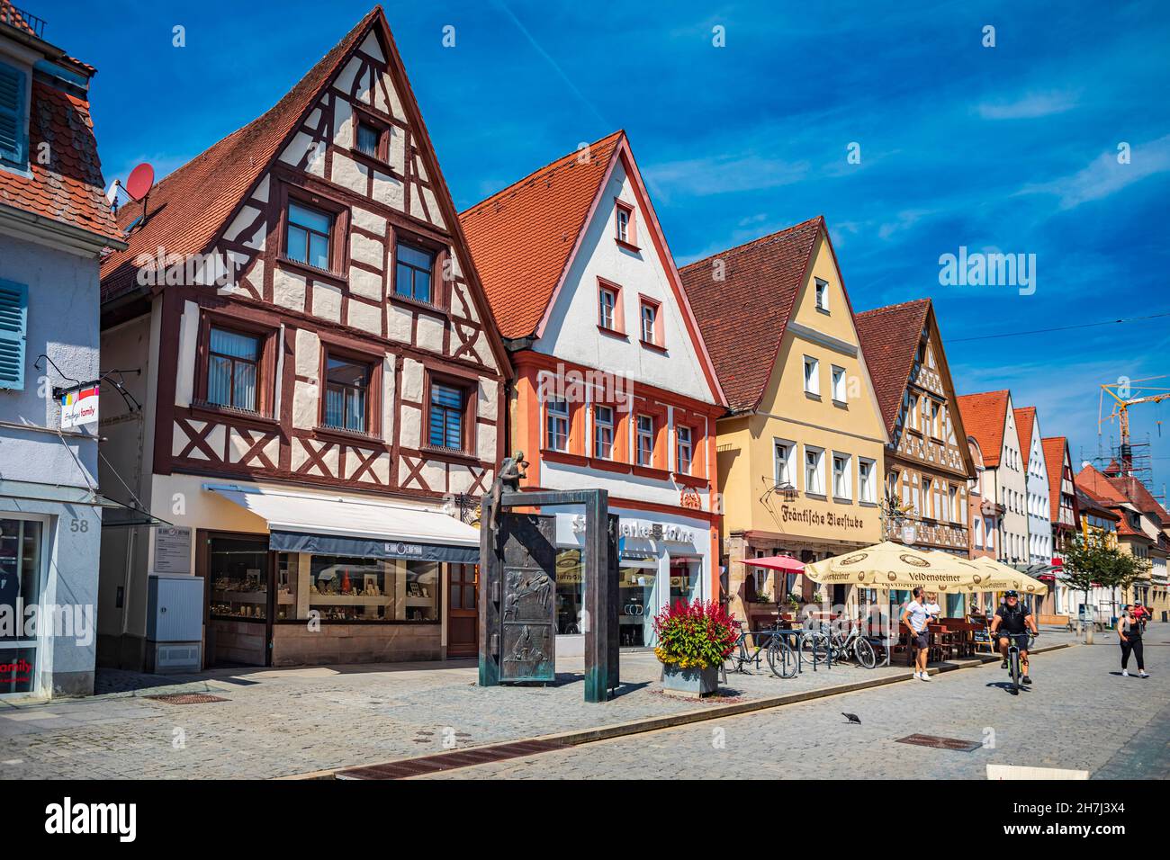 Main street in Forchheim, Bavaria, Germany Stock Photo - Alamy