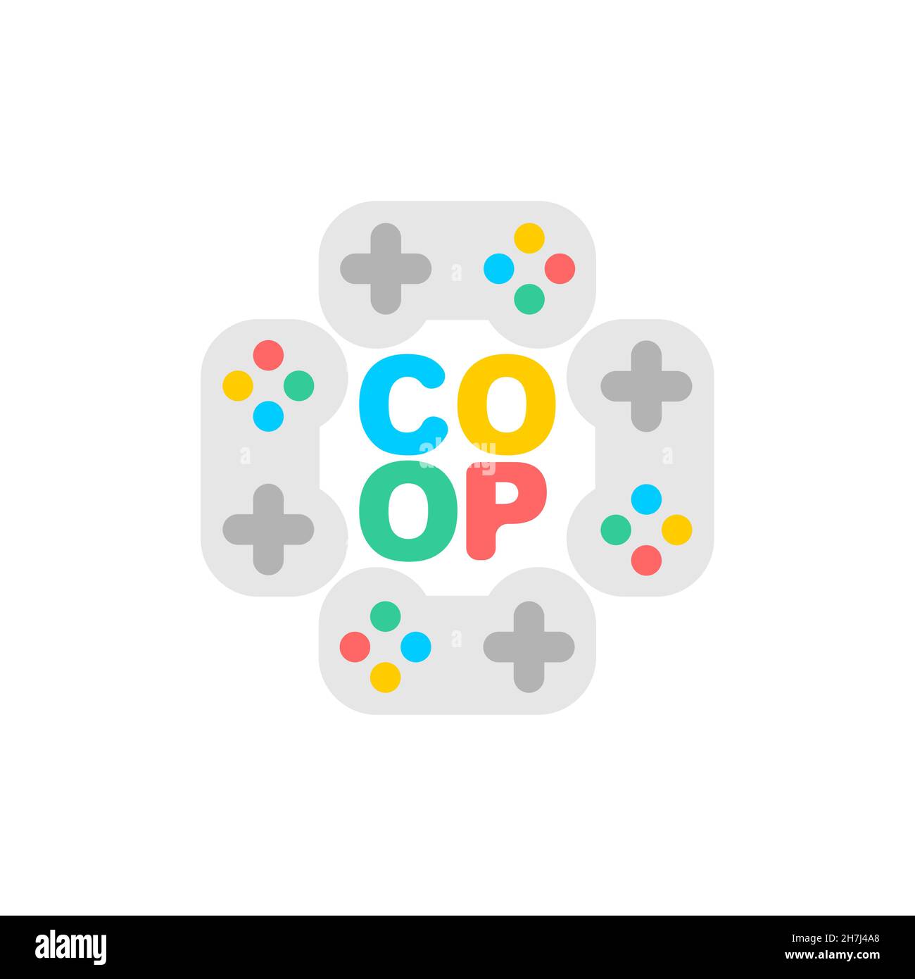 Two joysticks Stock Vector Images - Alamy