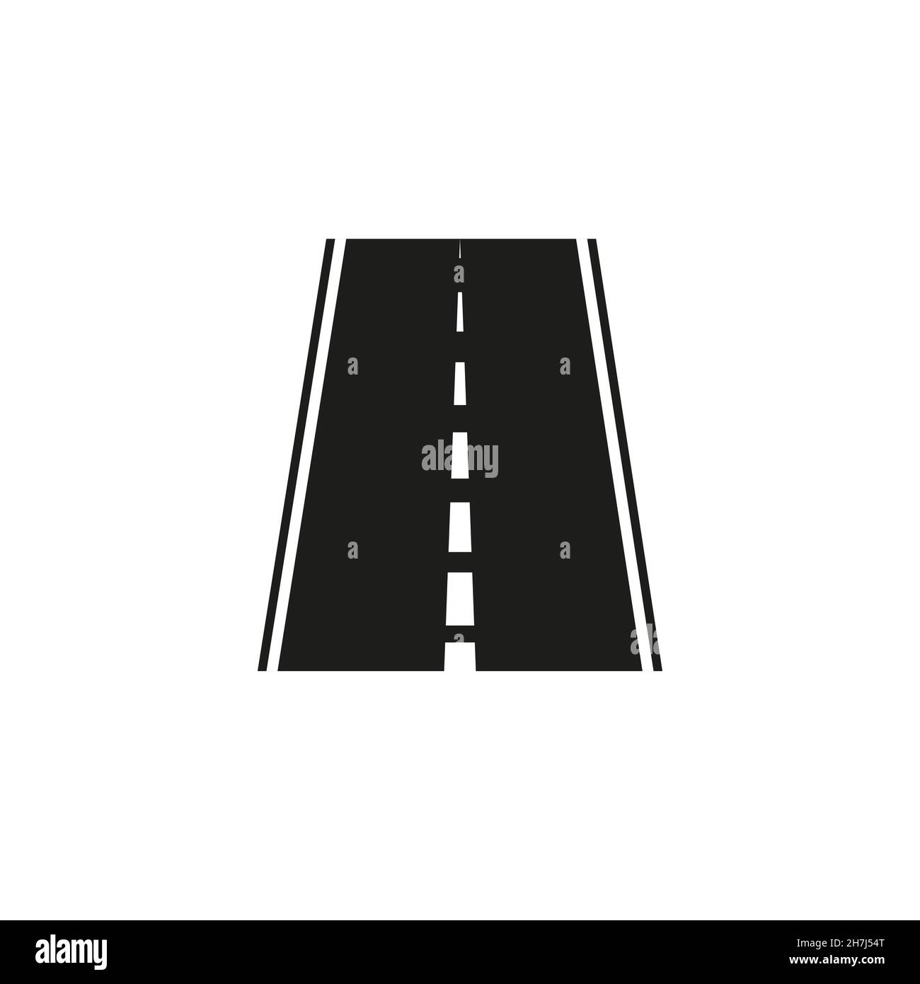 Road strip map hi-res stock photography and images - Alamy
