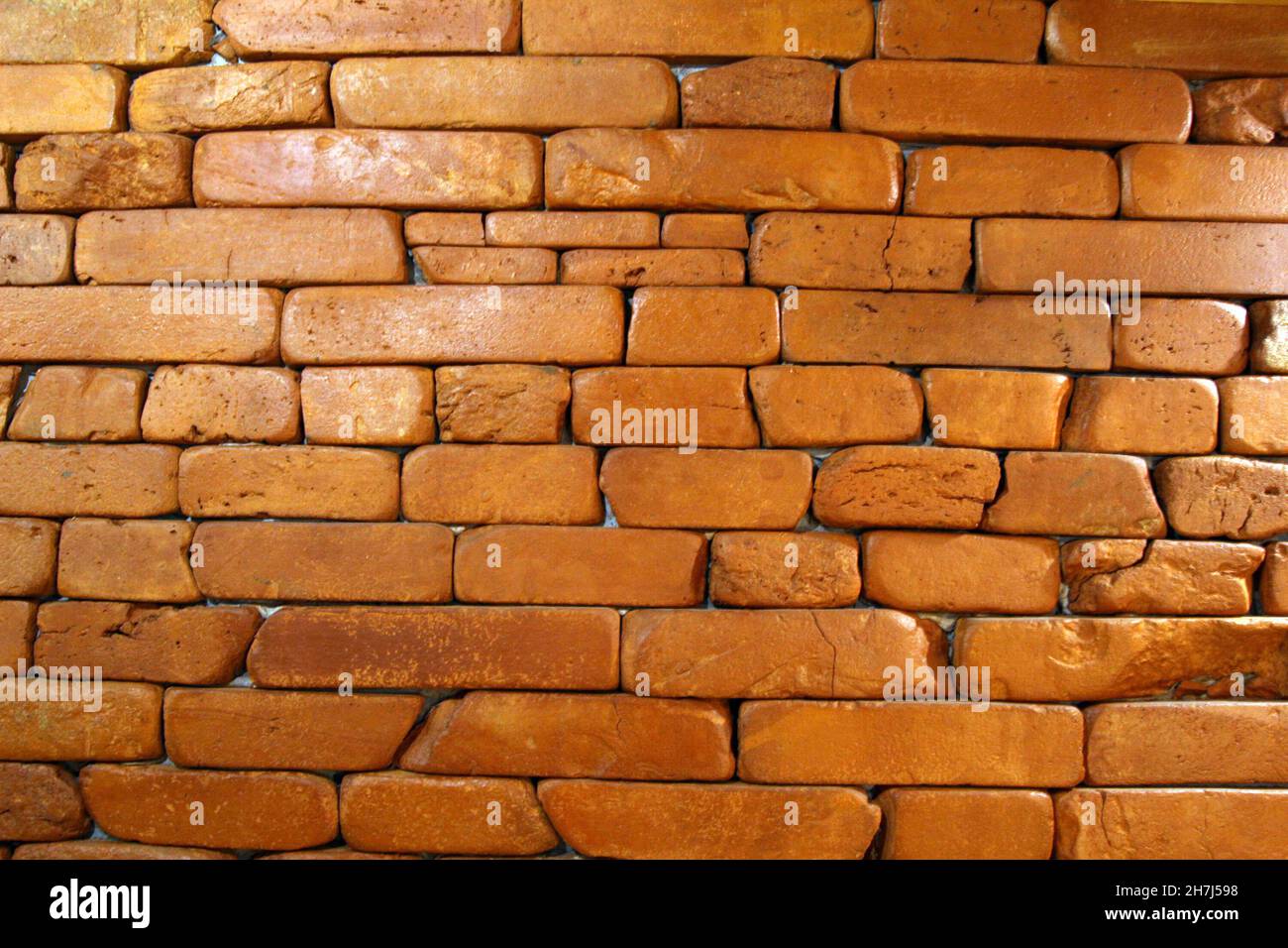 Orange brick texture. Brick wall pattern, interior or exterior design ...