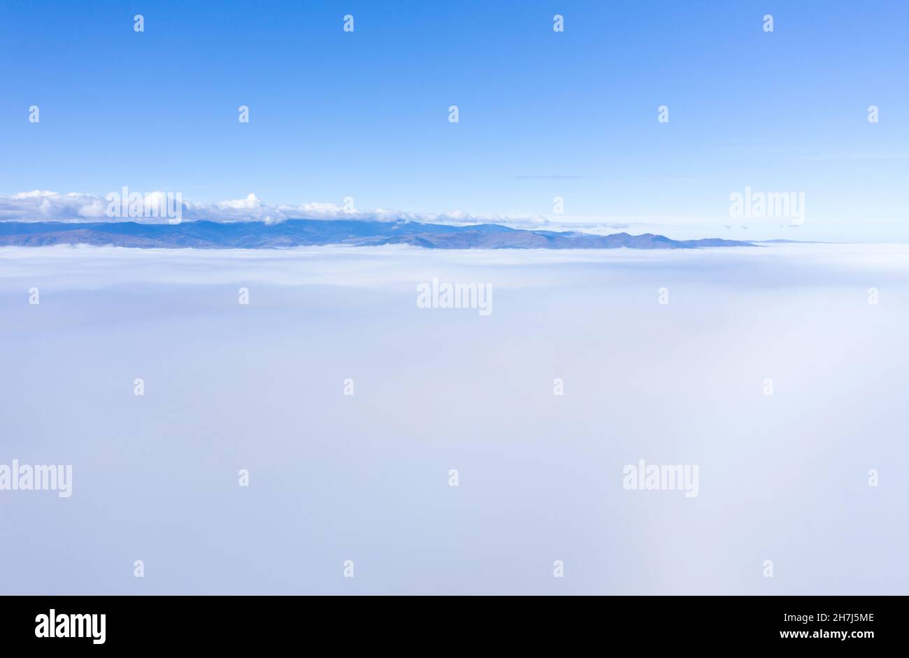 Airplane shot flying in haze hi-res stock photography and images - Alamy