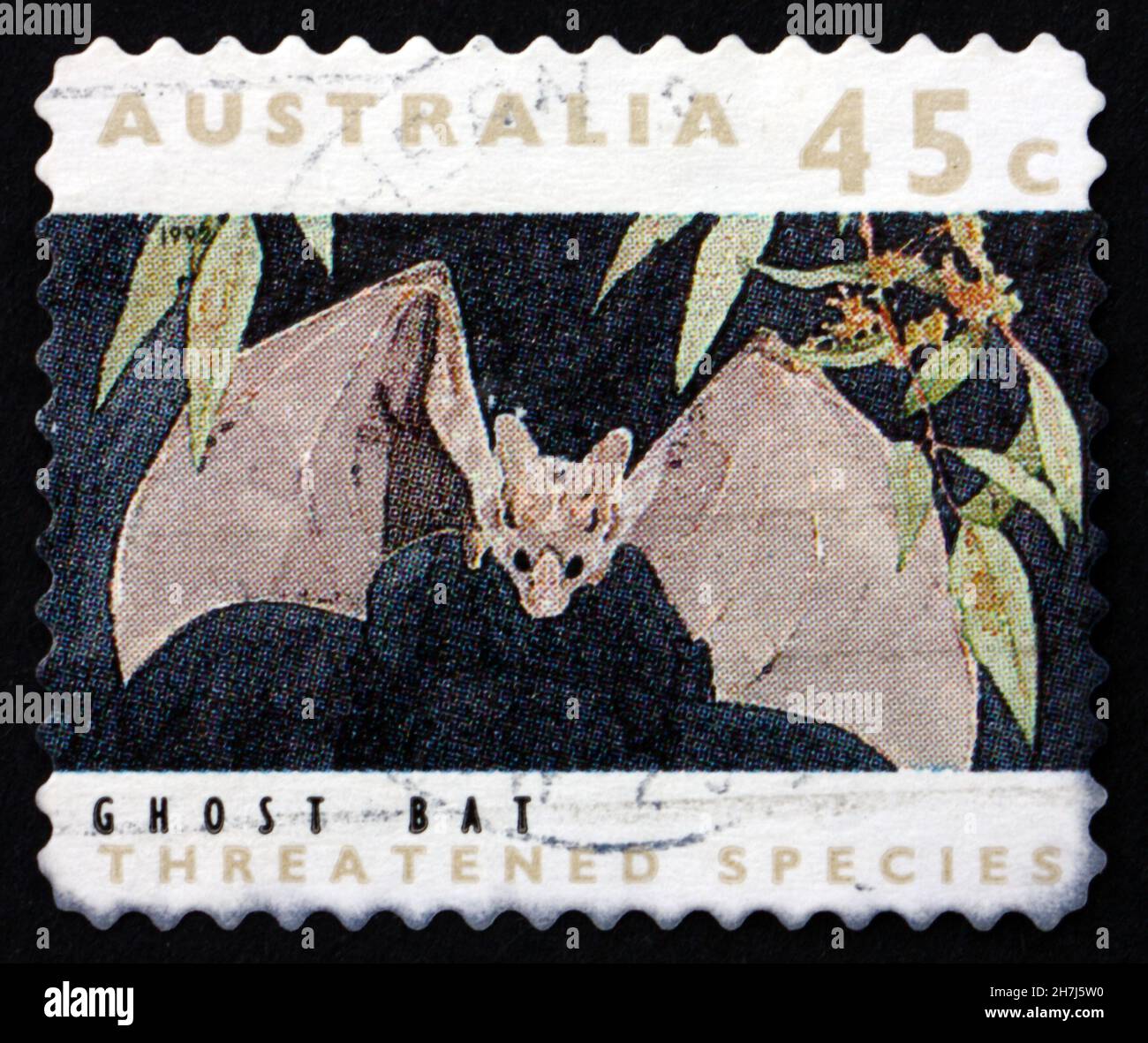 AUSTRALIA - CIRCA 1992: a stamp printed in the Australia shows Ghost ...