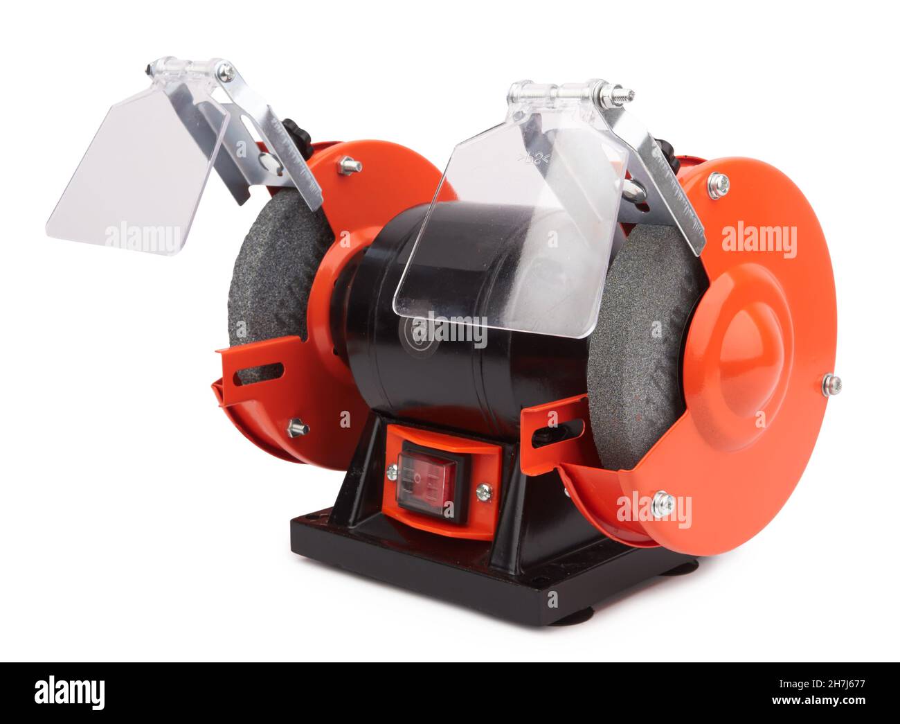 Electric grinding machine isolated on white background Stock Photo - Alamy