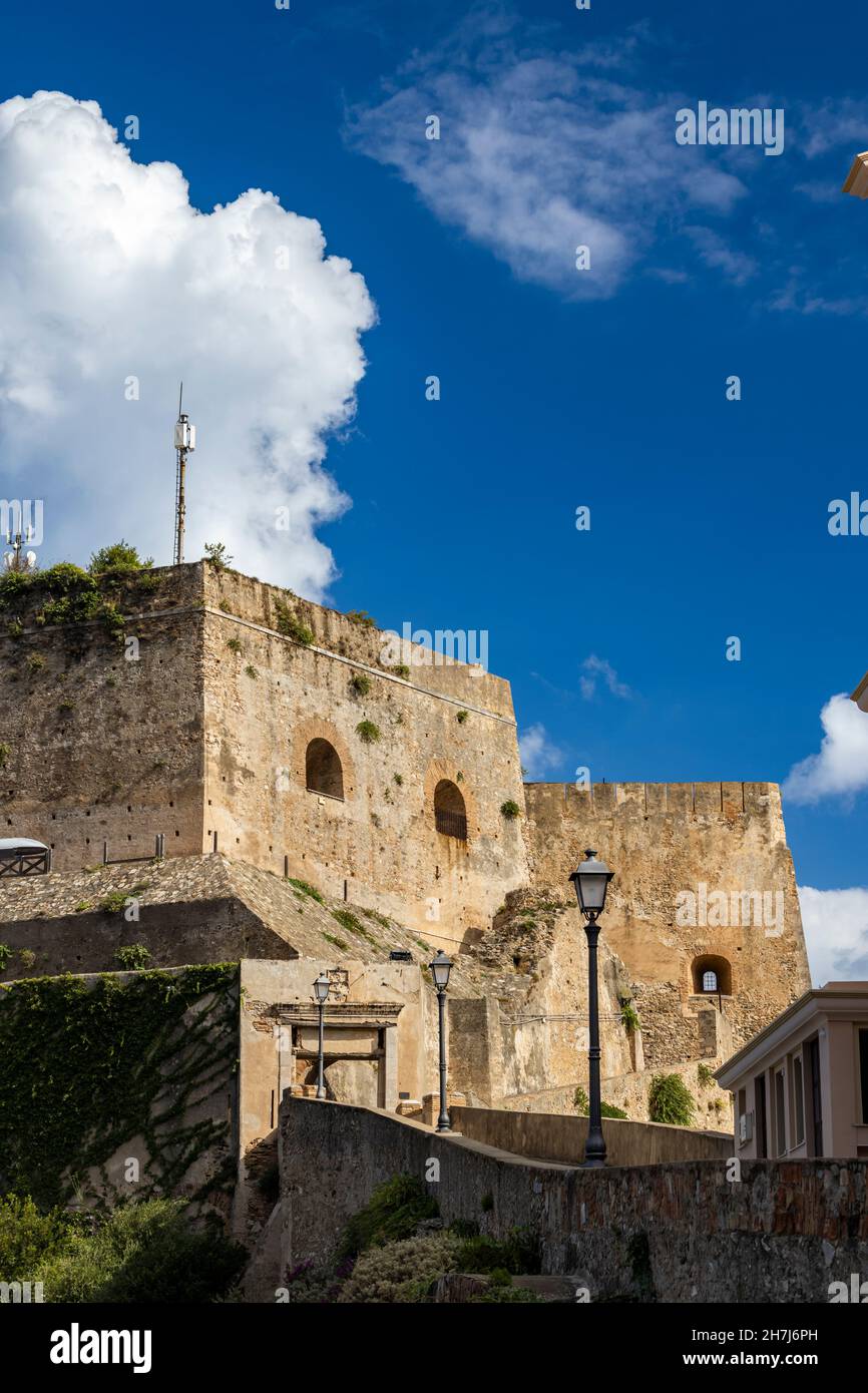 Castello Ruffo di Scilla castle in Calabria region, Italy Stock Photo ...