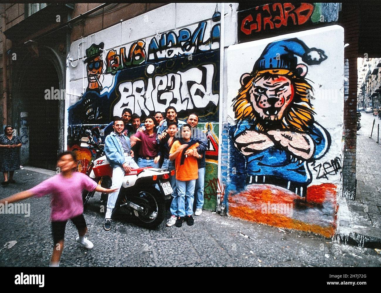Naples, May 10th, 1987. Naples, May 10th, 1987.The Neapolitan people ...
