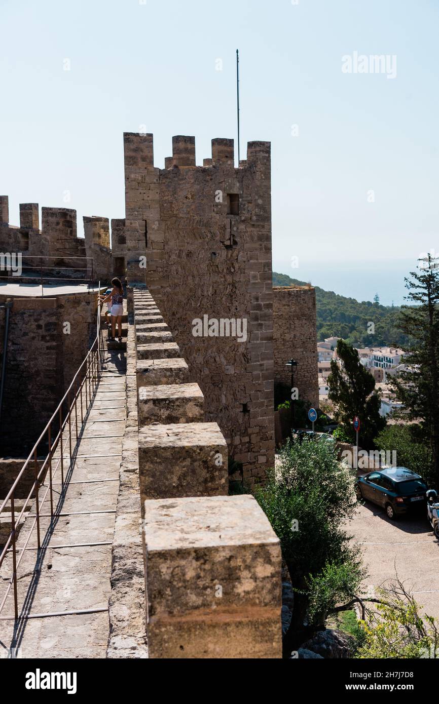 Castell de Capdepera, Spain Stock Photo - Alamy