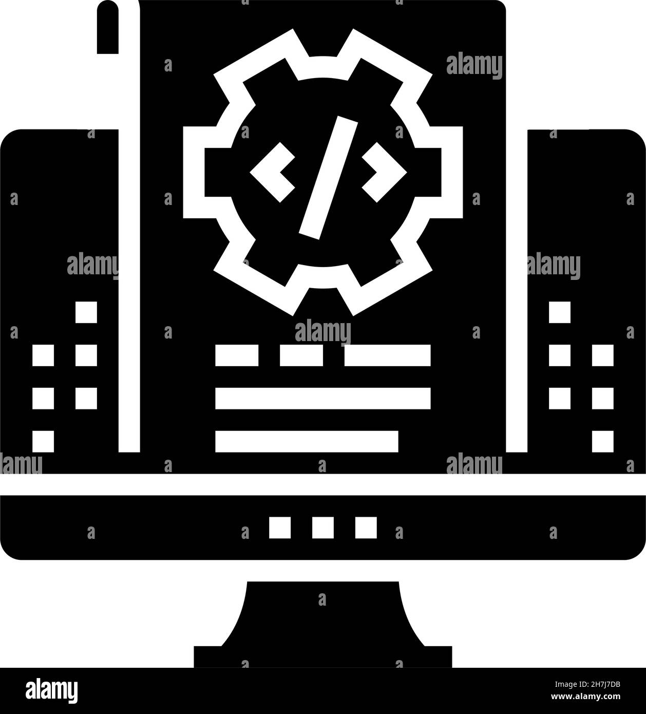 Embedded system icon Black and White Stock Photos & Images - Alamy