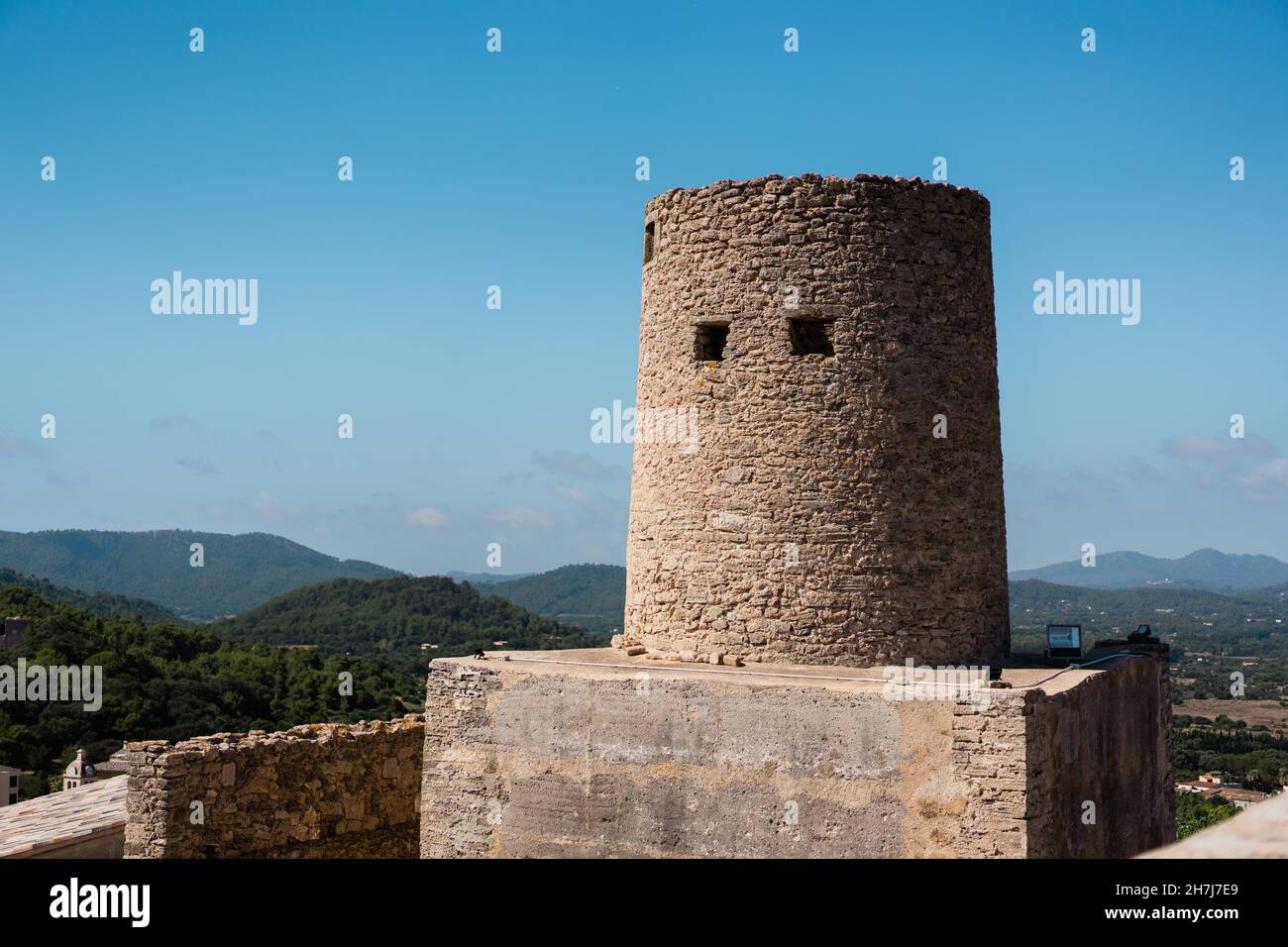 Castell de Capdepera, Spain Stock Photo - Alamy