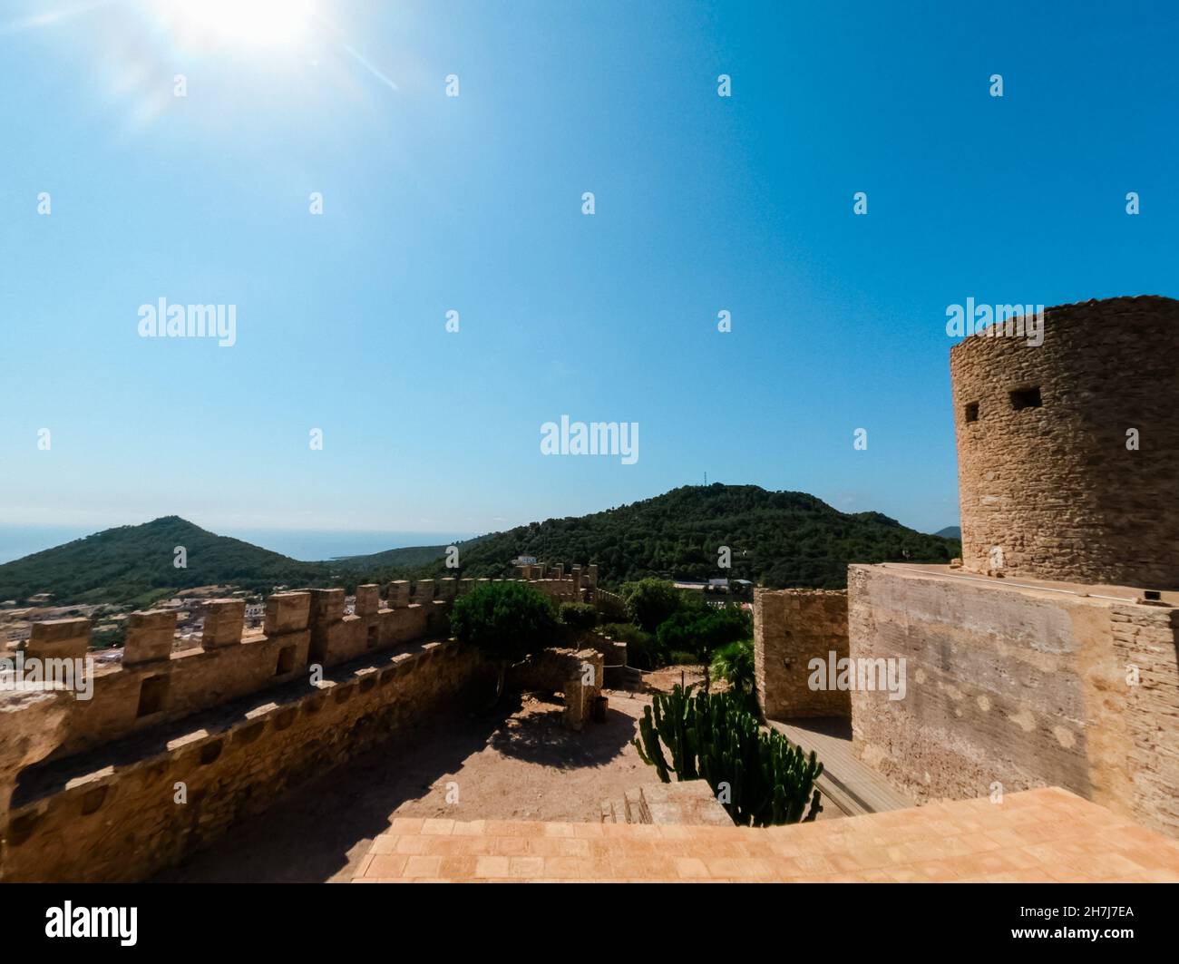 Castell de Capdepera, Spain Stock Photo - Alamy
