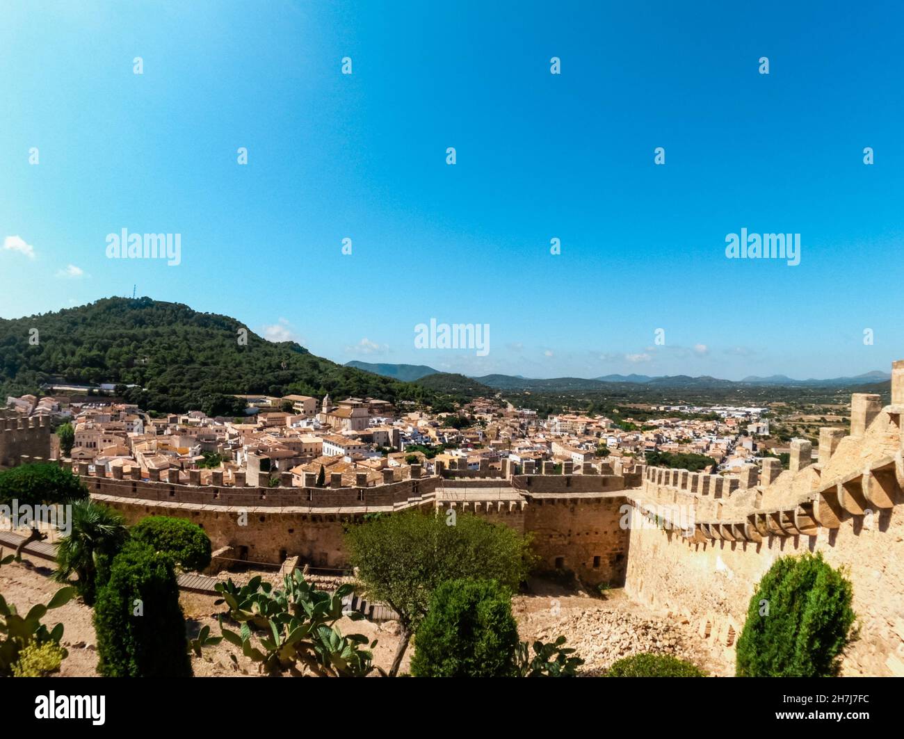 Castell de Capdepera, Spain Stock Photo - Alamy