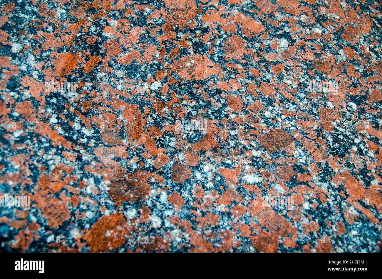 Granite rock pattern close view, natural texture background Stock Photo ...
