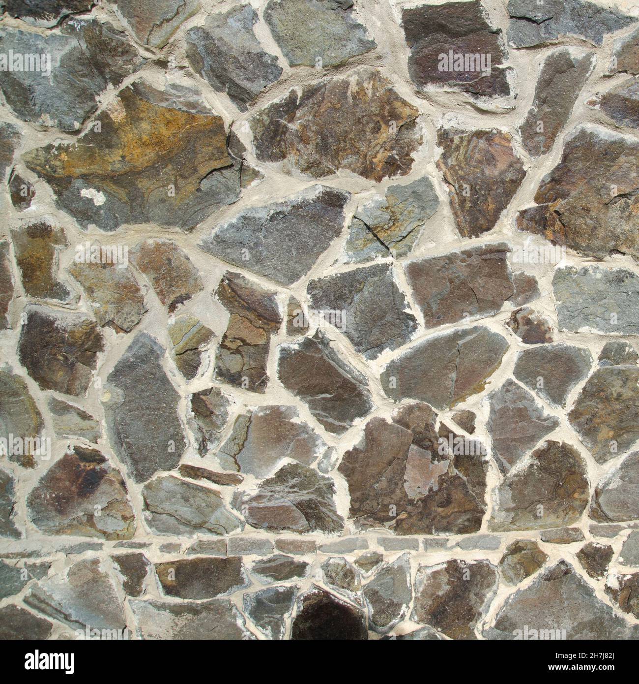 Stone texture made of different stones. Realistic texture photo Stock ...