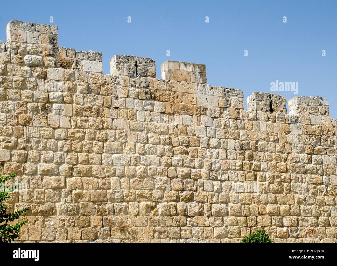 Ancient walls in Jerusalem, Israel. Old stones texture in the holy city ...