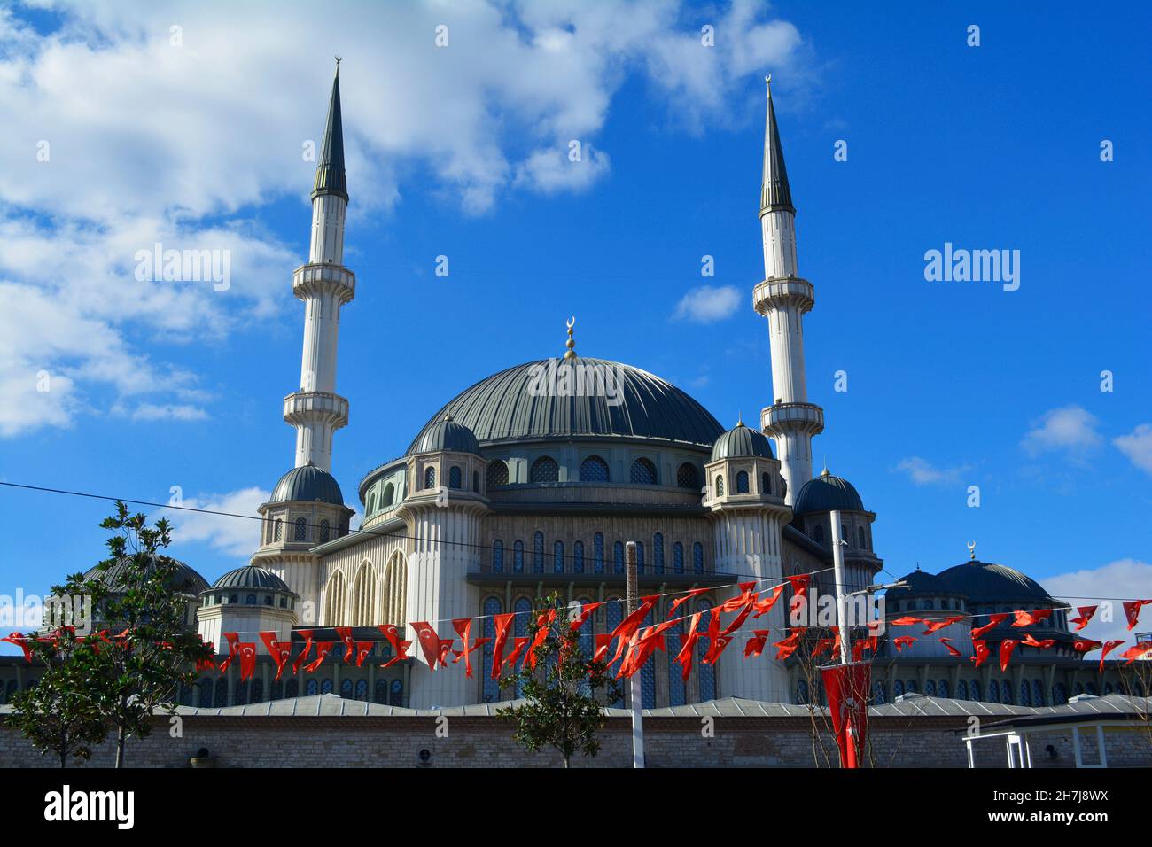 Turkey flags taksim square in hi-res stock photography and images - Alamy