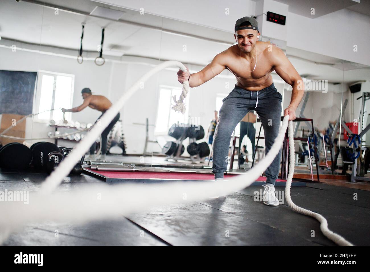 Sweaty man muscular hi-res stock photography and images - Alamy
