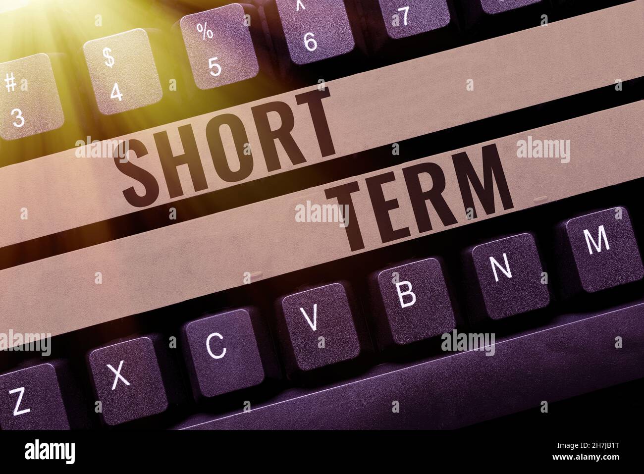 Sign displaying Short Term. Internet Concept occurring over or ...