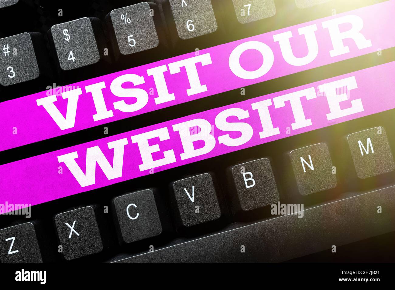 Text caption presenting Visit Our Website. Business approach visitor ...