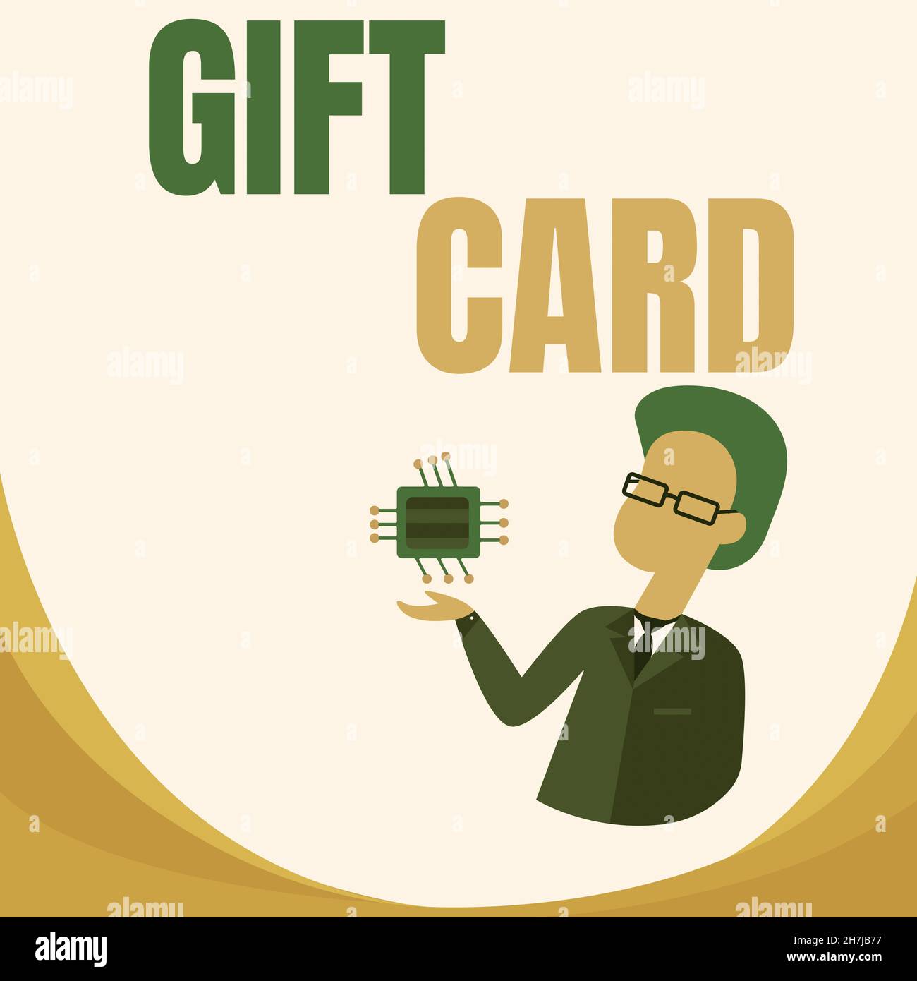 Handwriting text Gift Card. Concept meaning A present usually made of ...