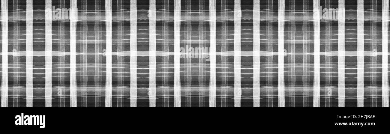 Black Buffalo Check. Watercolour Plaid Texture Stock Photo - Alamy