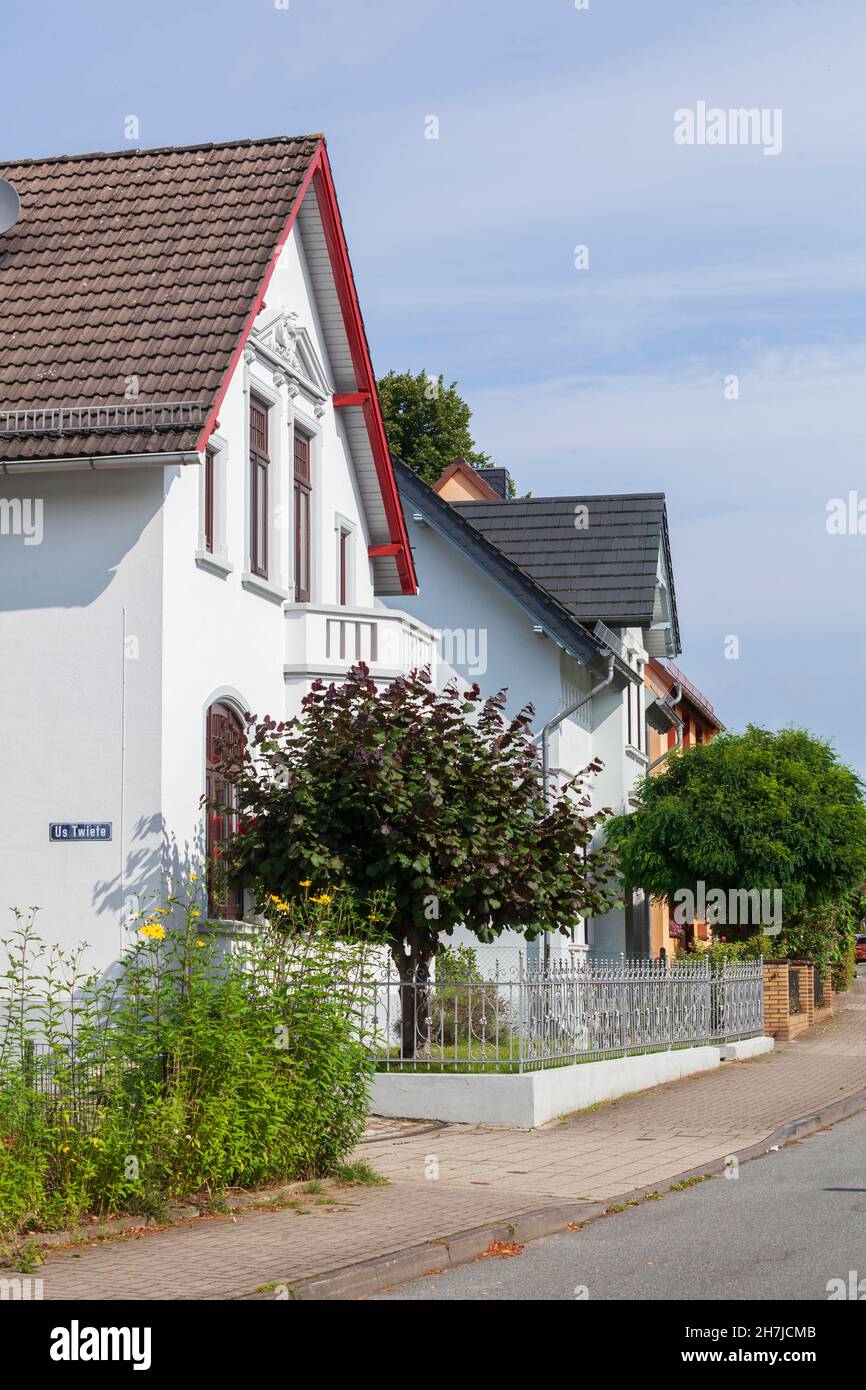 Residential Houses, Vegesack, Bremen, Germany, Europe Stock Photo - Alamy