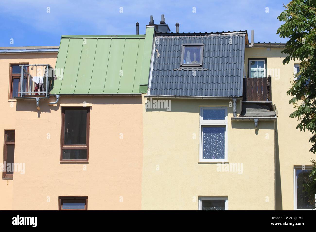 Old Buildings, Residential Buildings, Bremerhaven, Germany Stock Photo ...