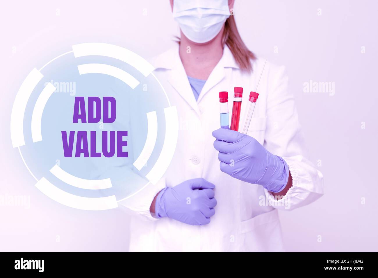Inspiration showing sign Add Value. Business overview an improvement or ...