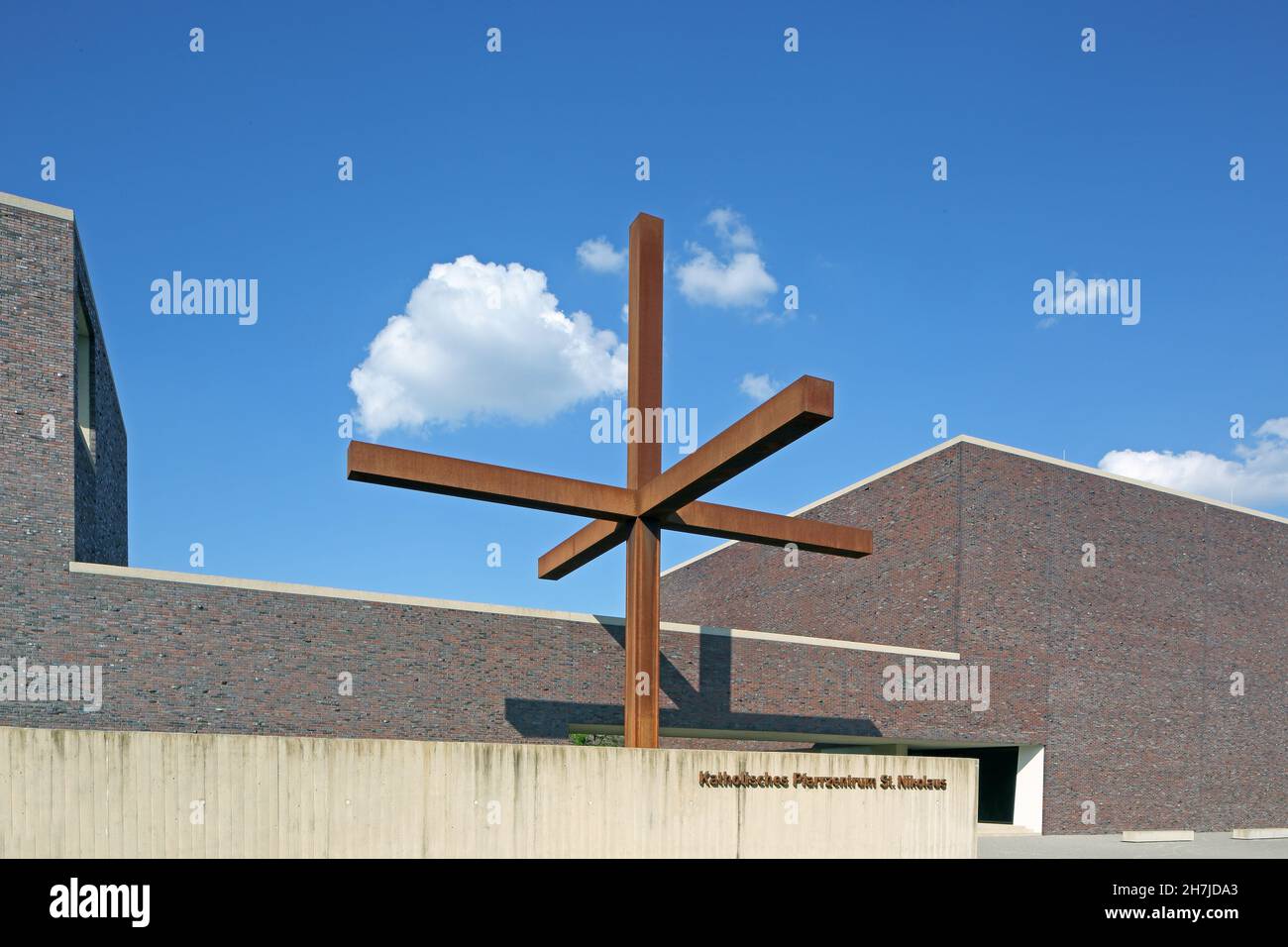 St. Nikolaus Church, Neuried, Upper Bavaria, Bavaria, Germany Stock ...